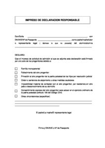 8 – Impreso de declaración responsable (2019) | Colegio Sagrados Corazones